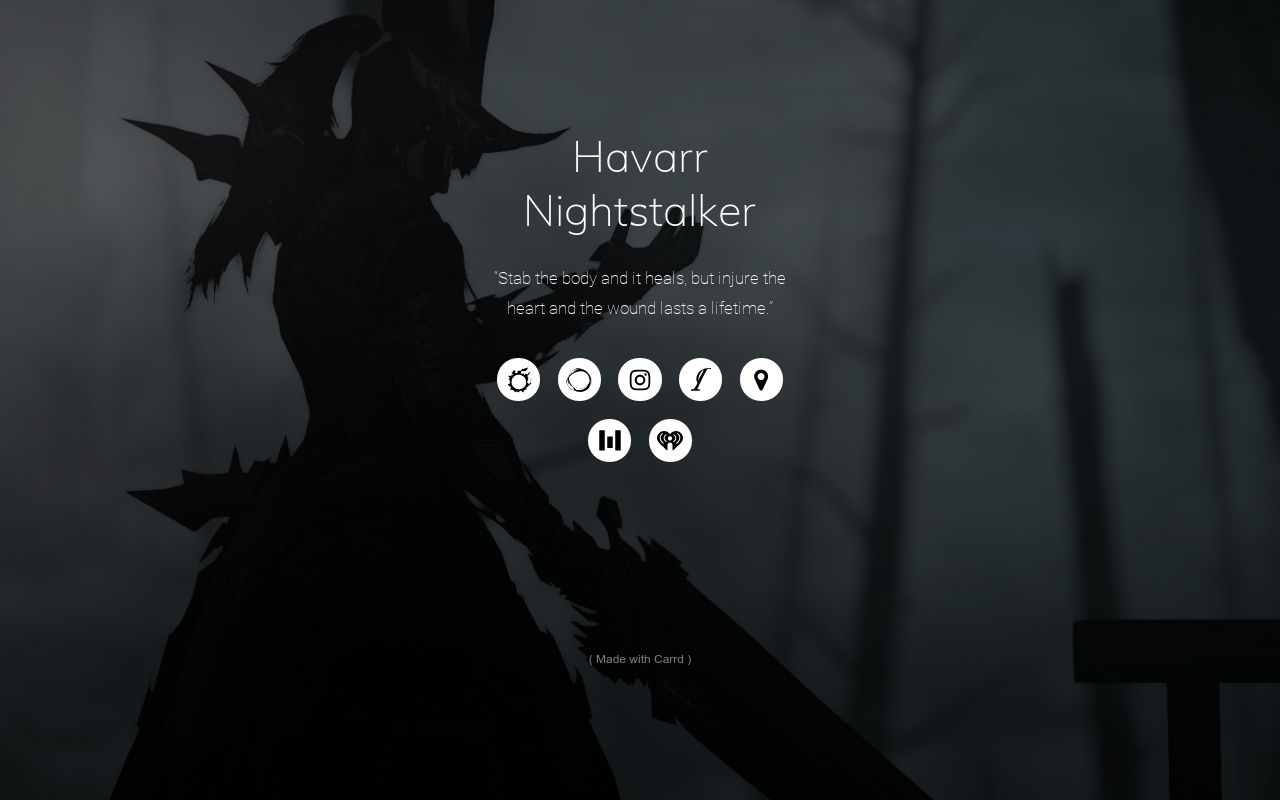 Obligatory Edgy Character